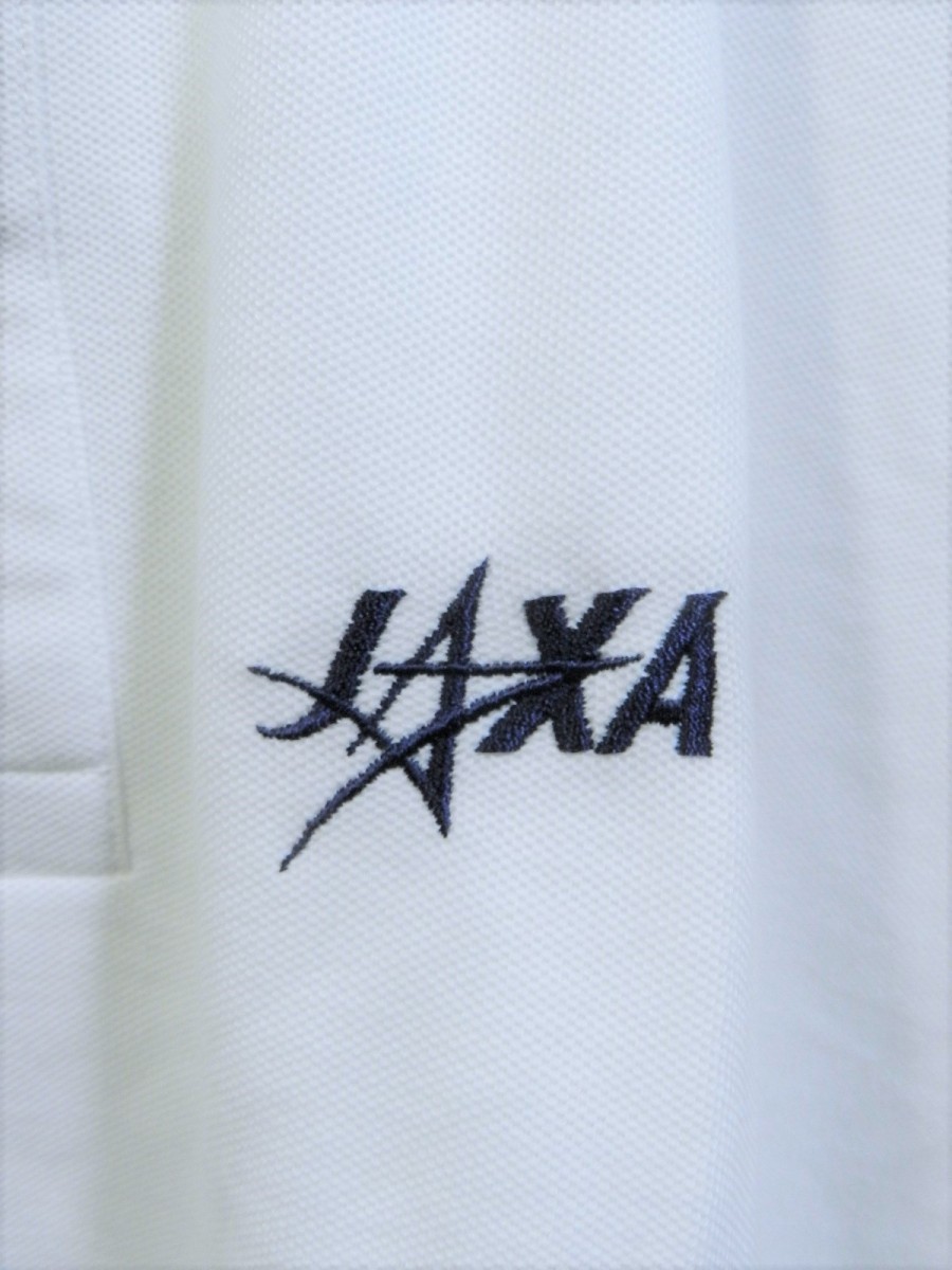 極 JAXA 刺繍 ポロシャツ LL 白 ジャクサ 宇宙航空研究開発機構 宇宙兄弟 HAYABUSA NASA ナサ(XLサイズ以上)｜売買さ ...