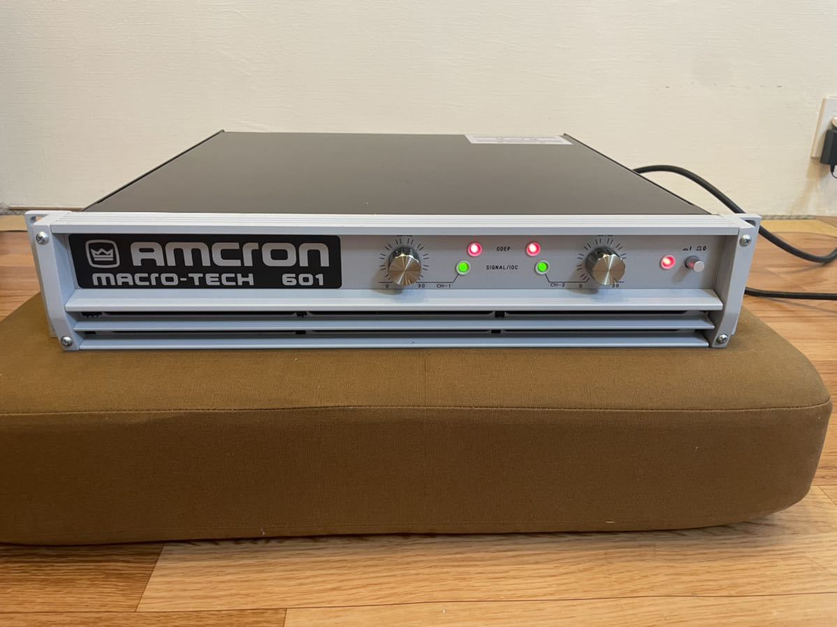 AMCRON アムクロン MACRO-TECH 601 マイクロテック(パワーアンプ)｜売買されたオークション情報、yahooの商品情報を ...