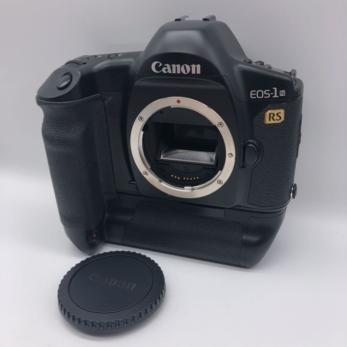P28 Canon EOS-1 N RS 通電確認済み 検 キャノン イオス フィルムカメラ オートフォーカス EOS カメラ 一眼レフ ...