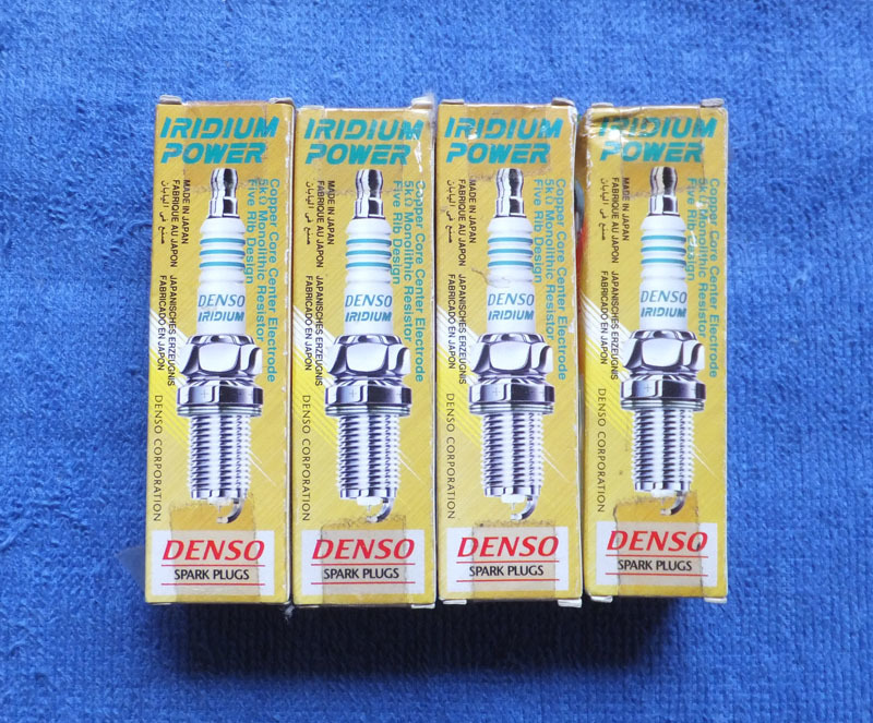 DENSO デンソー IRIDIUM POWER イリジウム パワー プラグ IX24 5372 4本セット 長期保管なの ジャンク扱い お ...