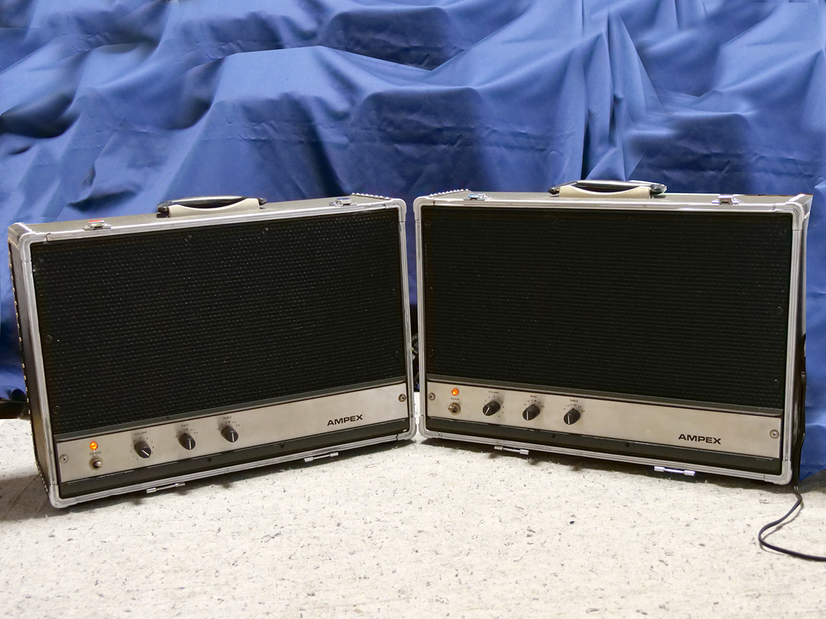 AMPEX MODEL AA620 アンプ内臓 スピーカー ペア 可搬スピーカー(一般)｜売買されたオークション情報、yahooの商品情報を ...