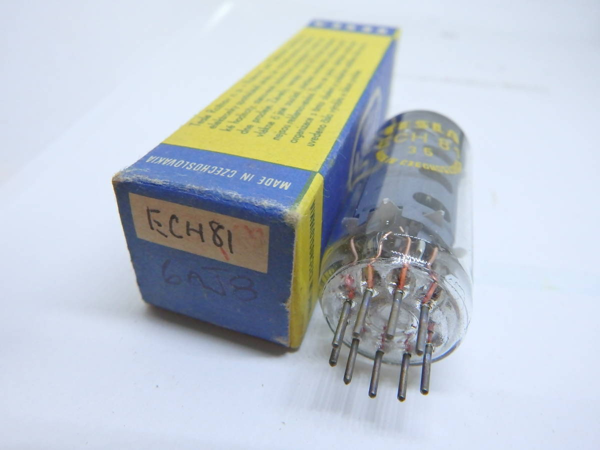真空管 ECH81 6AJ8 1本 TESLA 箱入り 試験済み 3ヶ月保証 #019(真空管)｜売買されたオークション情報、yahooの商品 ...
