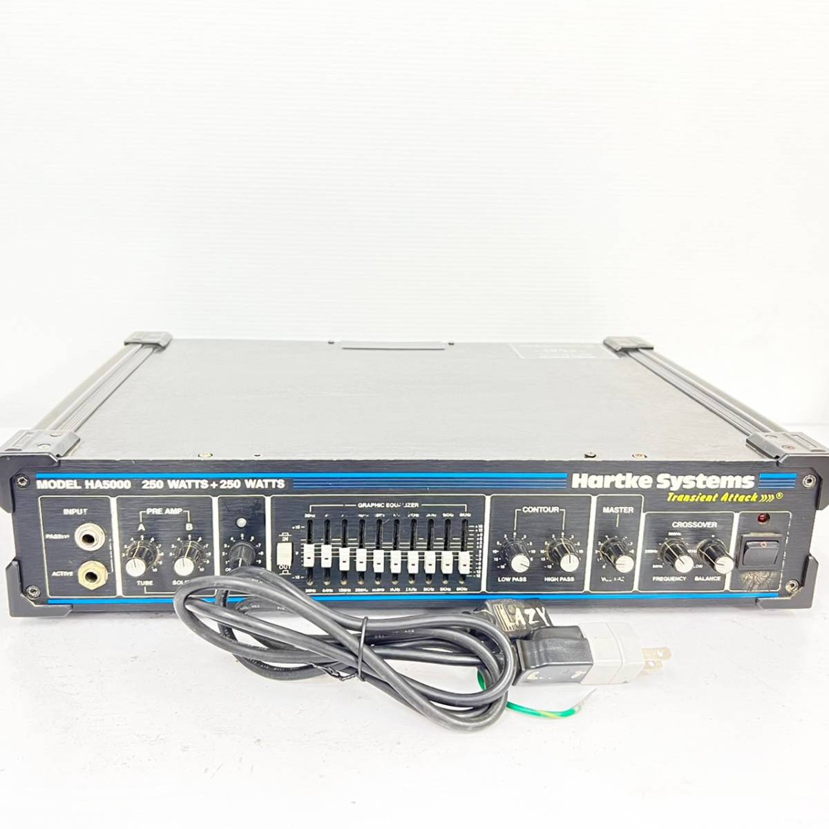 AFg045R 120 Hartke Systems HA5000 ハートキー システム ベースアンプヘッド 250WATTS ...