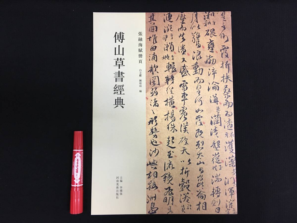大判書道古書 傅山草書経典 張融海賦冊頁 2007 河南美術 明末清初文人書画家 青主 書道 書法 書作品 造形美 書道作品 臨書(和書 ...