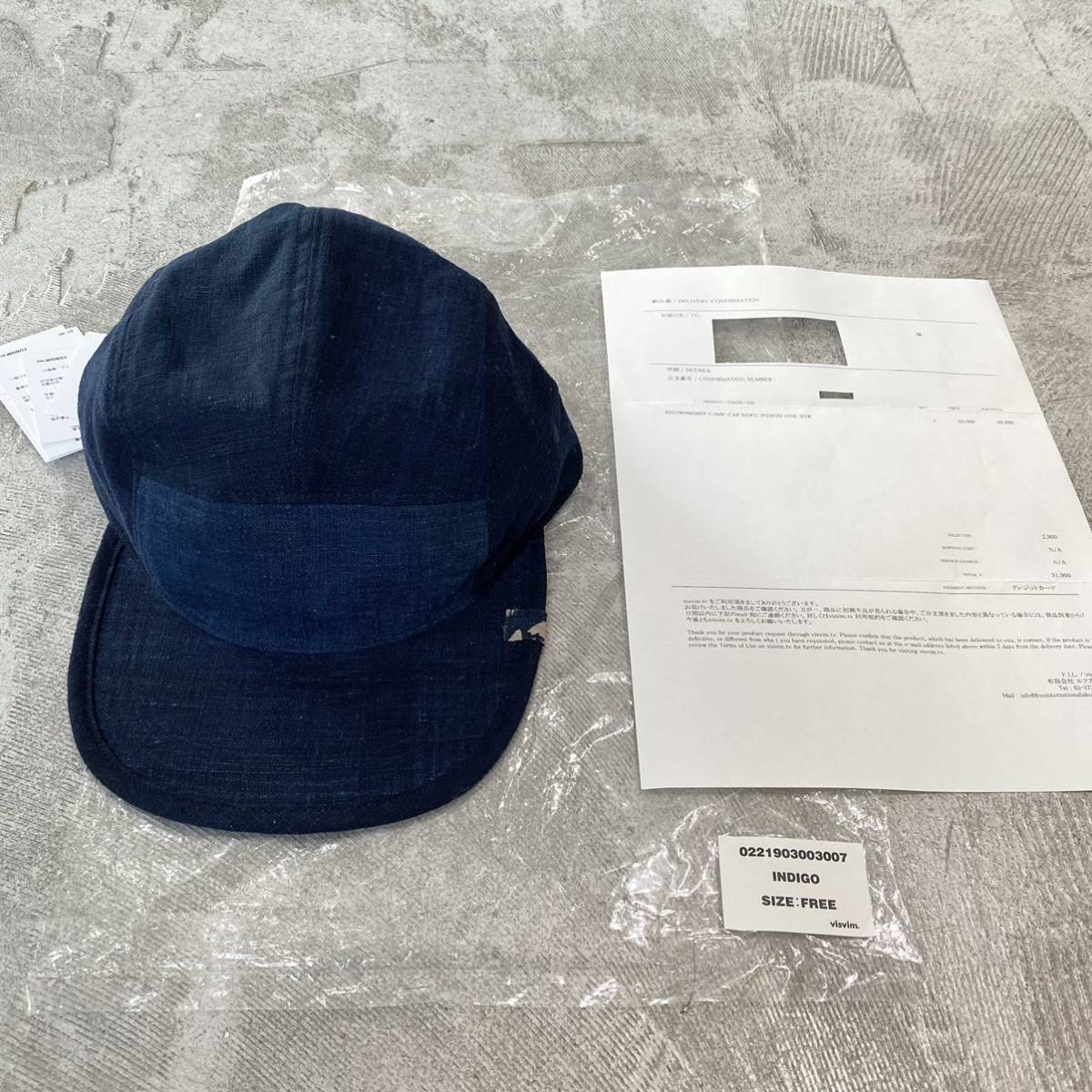 21ss visvim ICT CAMP CAP KOFU INDIGO ビズビム ヴィズヴィム キャンプ キャップ 古布 帽子 インディゴ サイズ FREE 0221903003007(その ...