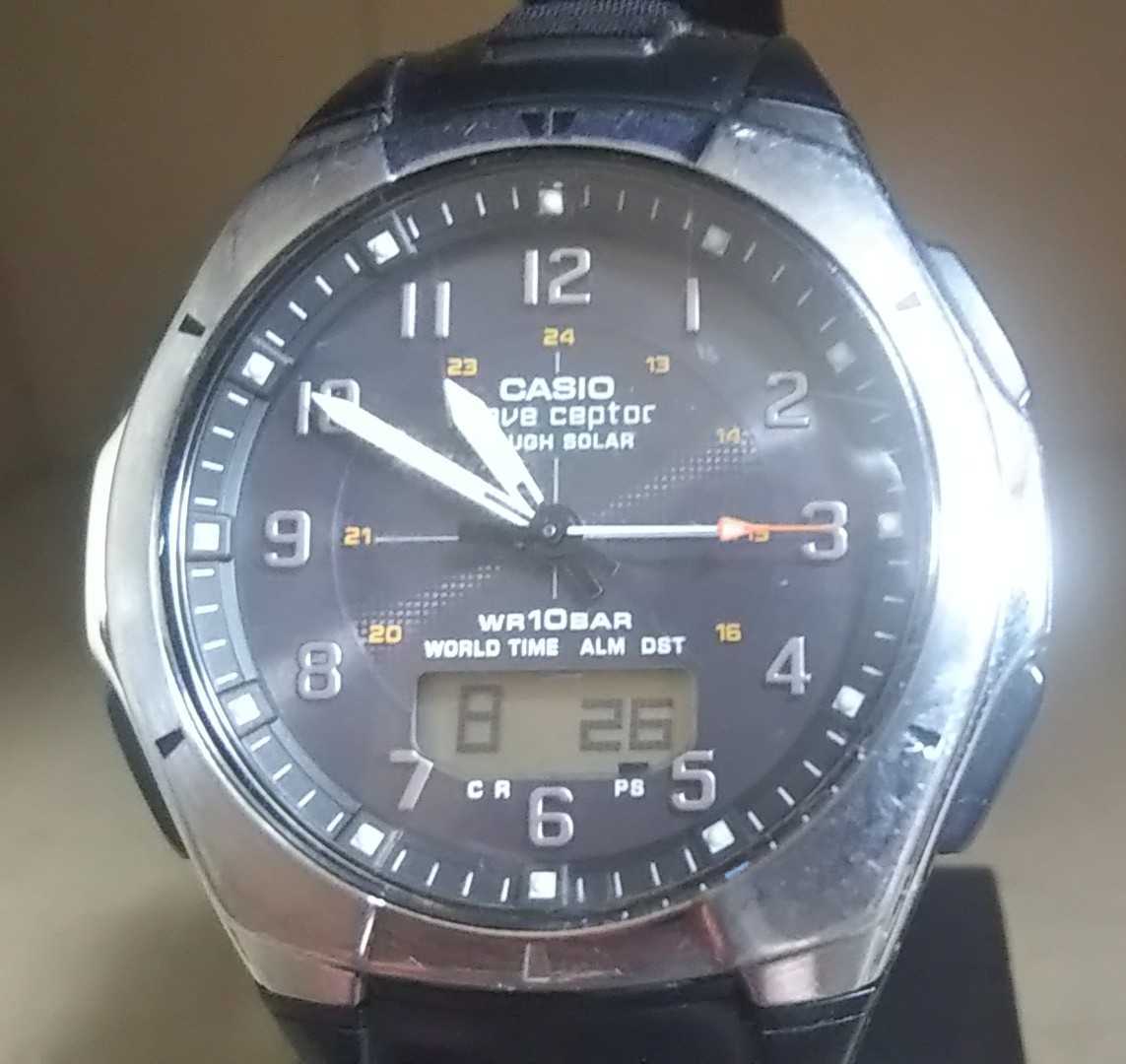 CASIO カシオ WVA-620 電波 ソーラー 腕時計 メンズ ブラック(カシオ)｜売買されたオークション情報、yahooの商品情報を ...
