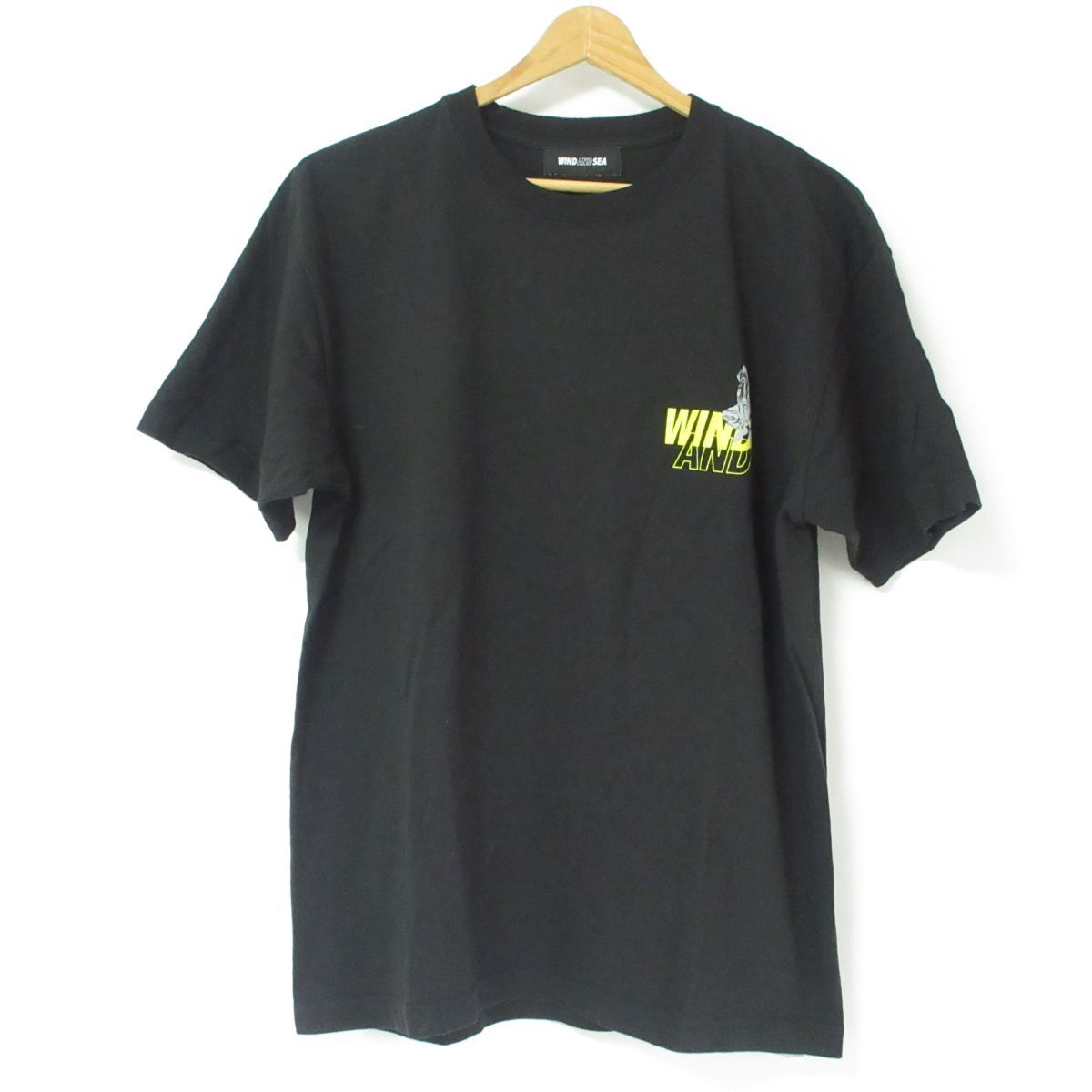 2021AW WIND AND SEA×GRACE CHOW ウィンダンシー 半袖 バックプリント クルーネック Tシャツ カットソー L 黒 ブラック 063(文字、ロゴ)｜売買された ...