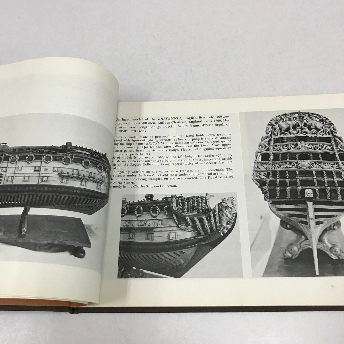 NC/L/ 洋書 HENRY HUDDLESTON ROGERS Collection of SHIP MODELS/帆船模型/傷みあり(模型 ...