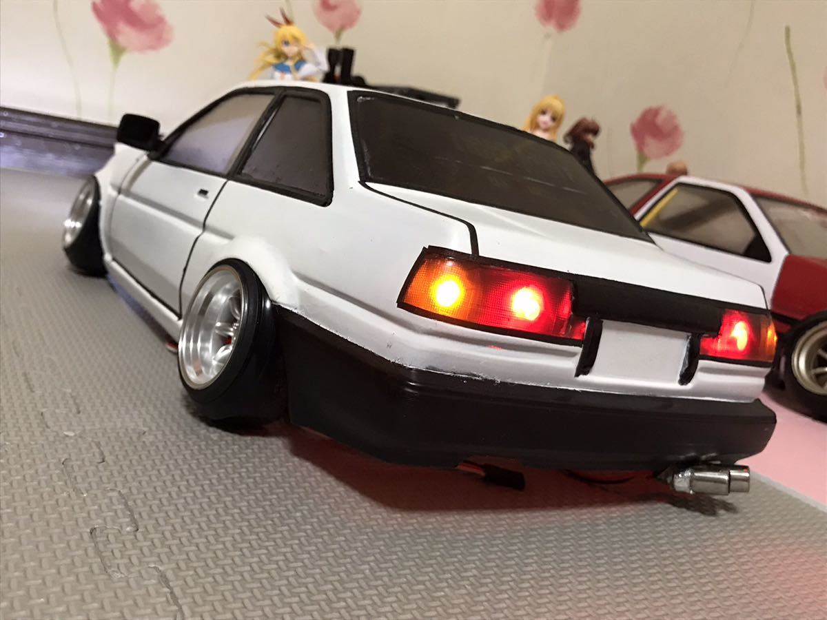 1/10 トヨタ AE86 峠トレノ 2ドア LED付き ラジコンボディ パンドラ PANDORA RC BODY TOYOTA TRUEND ...