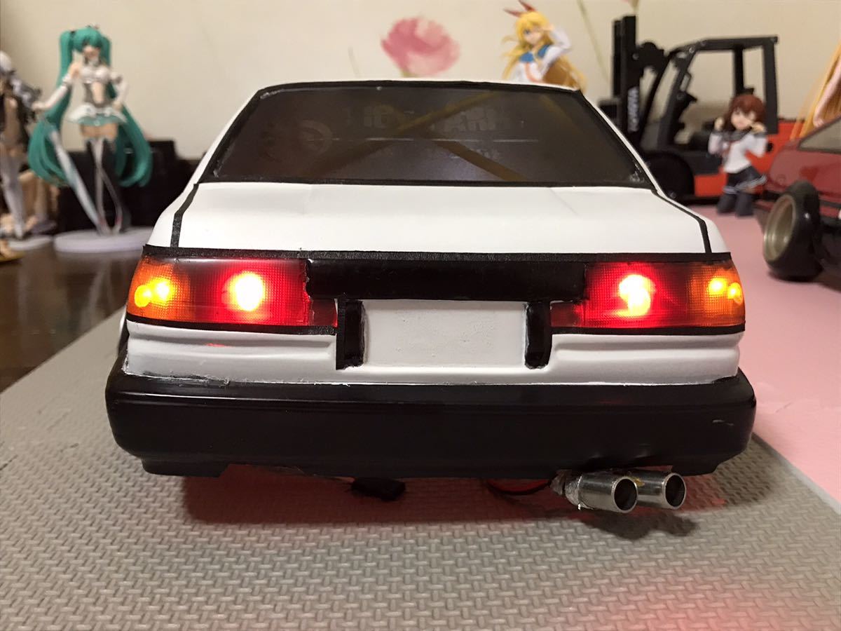 1/10 トヨタ AE86 峠トレノ 2ドア LED付き ラジコンボディ パンドラ PANDORA RC BODY TOYOTA TRUEND ...