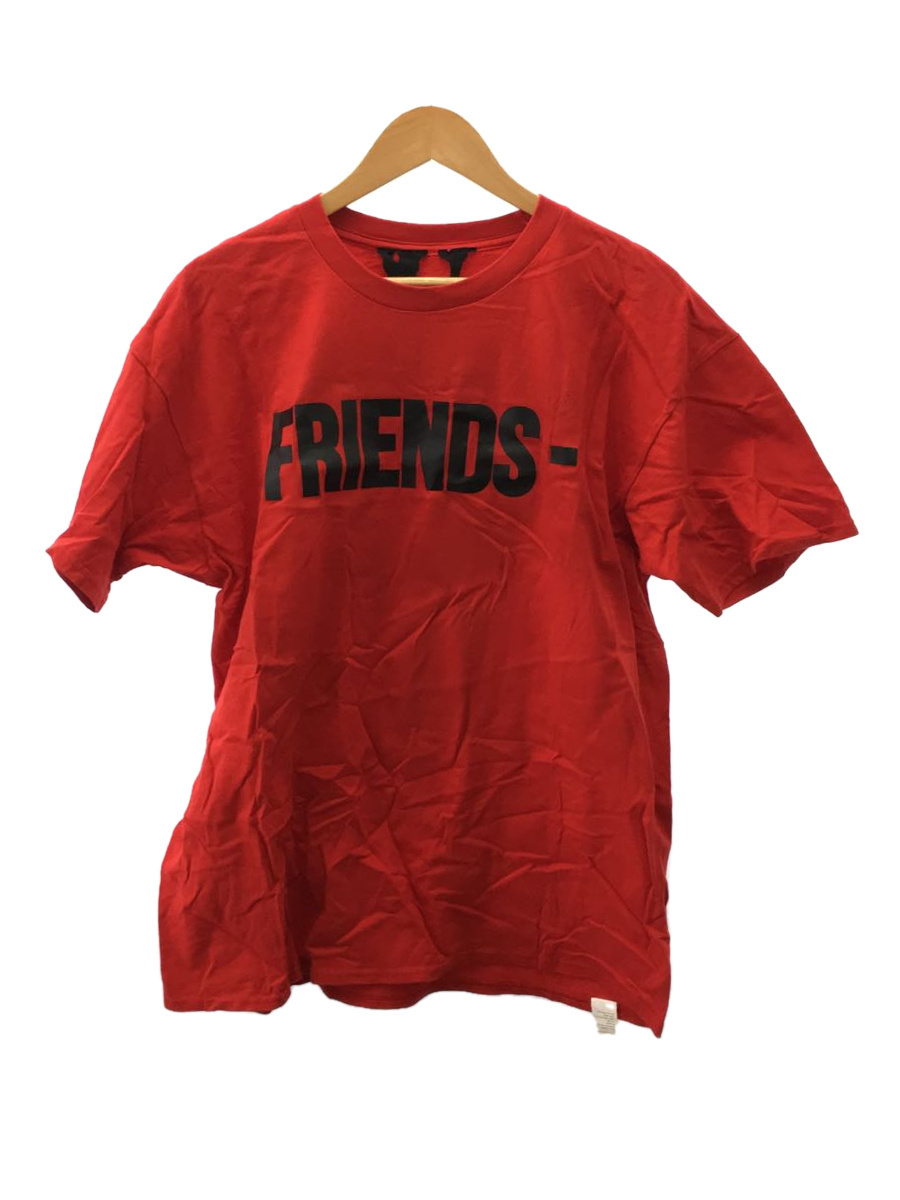 VLONE FRIENDS Tee/Tシャツ/XL/コットン/RED(その他)｜売買されたオークション情報、yahooの商品情報をアーカイブ ...