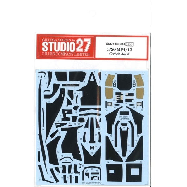 STUDIO27 1/20 MP4/13 カーボンデカール 再生産(フォーミュラ)｜売買されたオークション情報、yahooの商品情報をアーカイブ公開 - オークファン（aucfan.com）