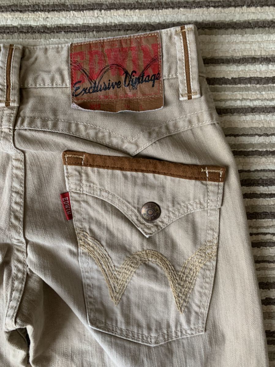 EDWIN エドウィン 403XV-Sデザインポケットストレート30インチ(W30)｜売買されたオークション情報、yahooの商品情報をアーカイブ公開 - オークファン（aucfan.com）