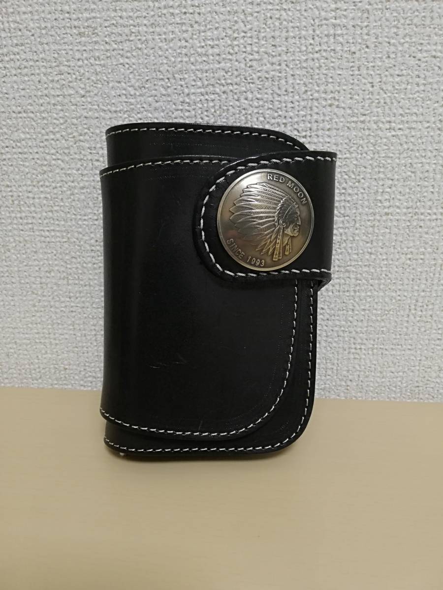 レッドムーン red moon ロングウォレット ブラック ミドルウォレット コンチョ(財布)｜売買されたオークション情報、yahooの商品 ...
