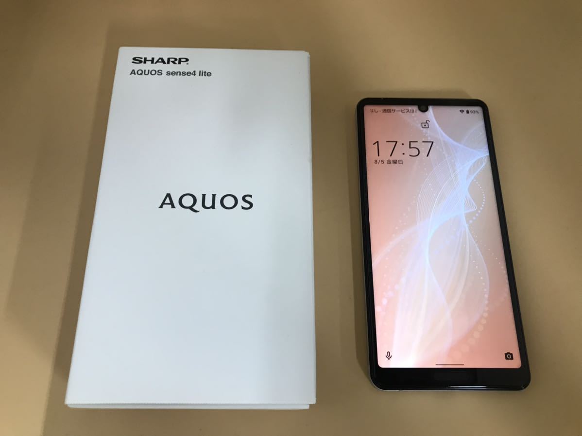 s40805-2913 SHARP AQUOS sense4 lite SH-RM15 シルバー 64GB 楽天モバイル利用制限 Android(Android)｜売買されたオークション情報 ...