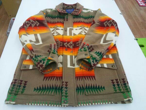 PENDLETON ペンドルトン コート USA製 ネイティブ チマヨ ベージュ M(Mサイズ)｜売買されたオークション情報、yahooの商品情報をアーカイブ公開 - オークファン ...