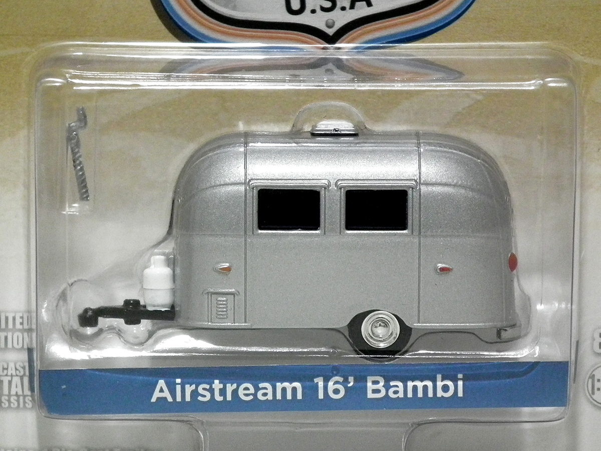 GREENLIGHT 1/64 Airstream 16' Bambi ROUTE 66 package エアストリーム バンビ トレーラー ...