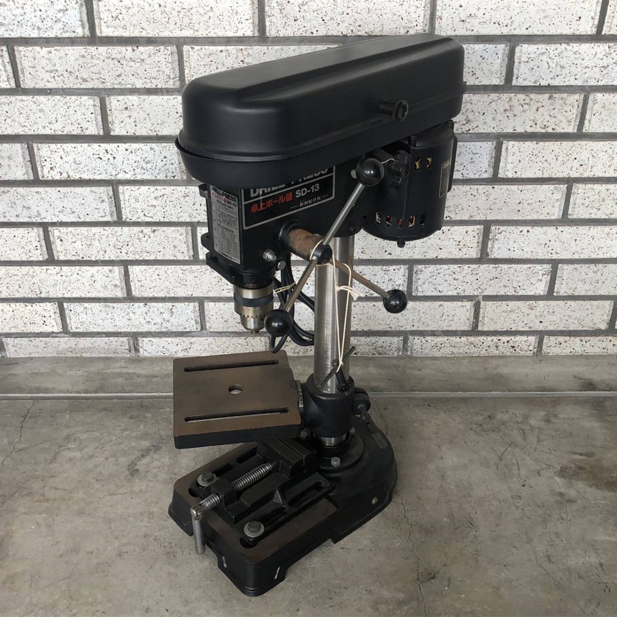 L006812 091 -303/OK4000 名古屋引取り限定 新興製作所 DRILL-PRESS 卓上ボール盤 SD-13(ボール盤 ...