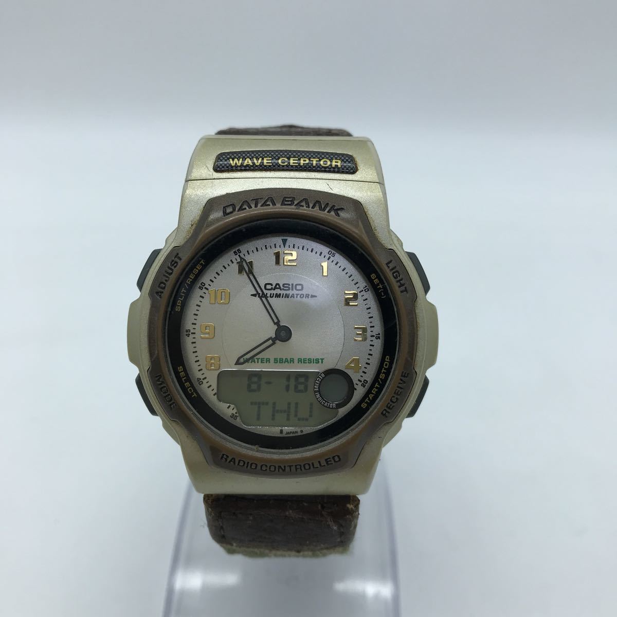 CASIO カシオ DATA BANK データバンク Wave Ceptor Radio WVA-100 腕時計 クオーツ(その他)｜売買され ...