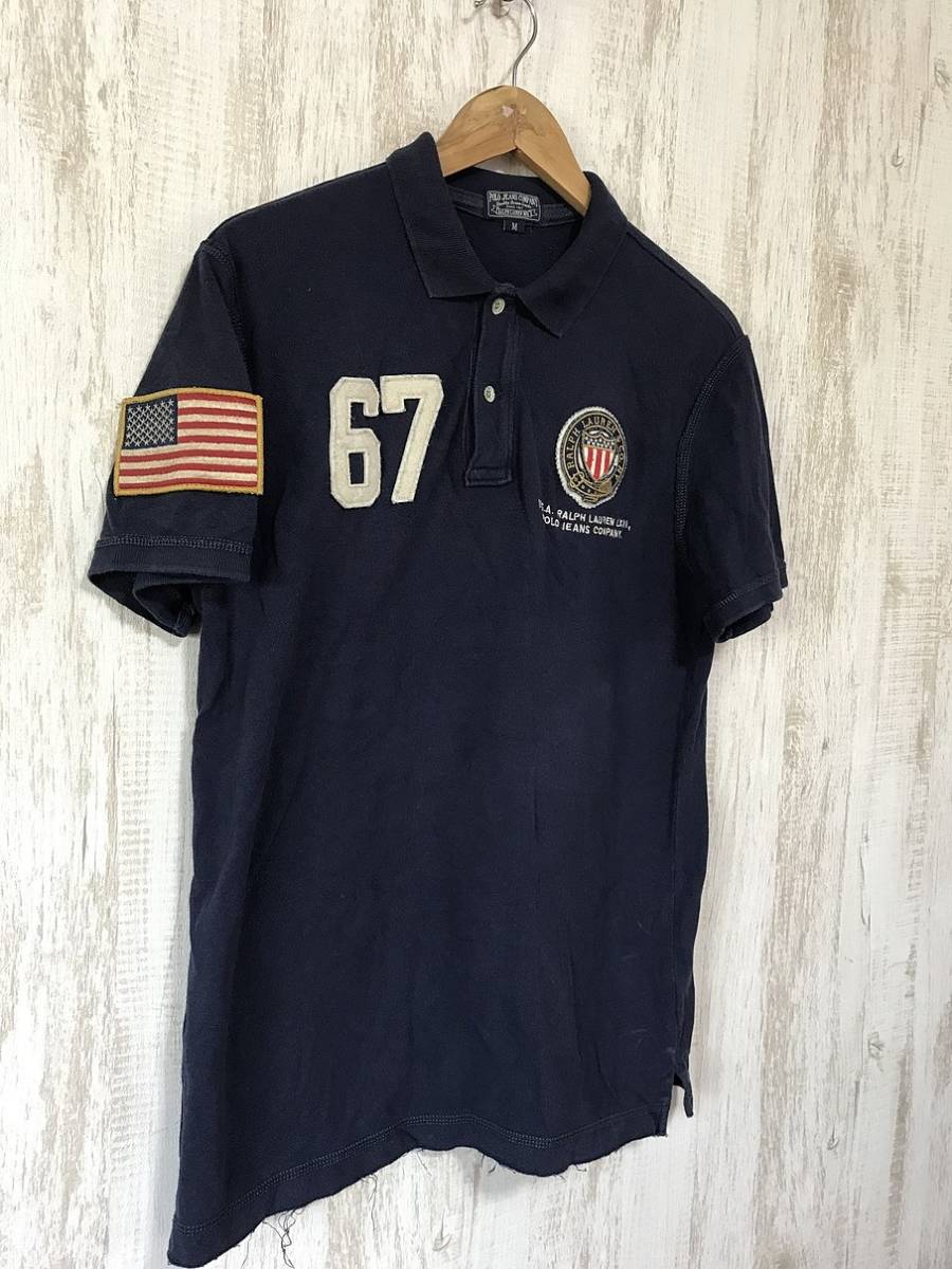 778 USA アメリカ 星条旗 ワッペン ポロシャツ RALPH LAUREN ラルフローレン M 紺(Mサイズ)｜売買されたオークション情報、yahooの商品情報をアーカイブ公開 ...