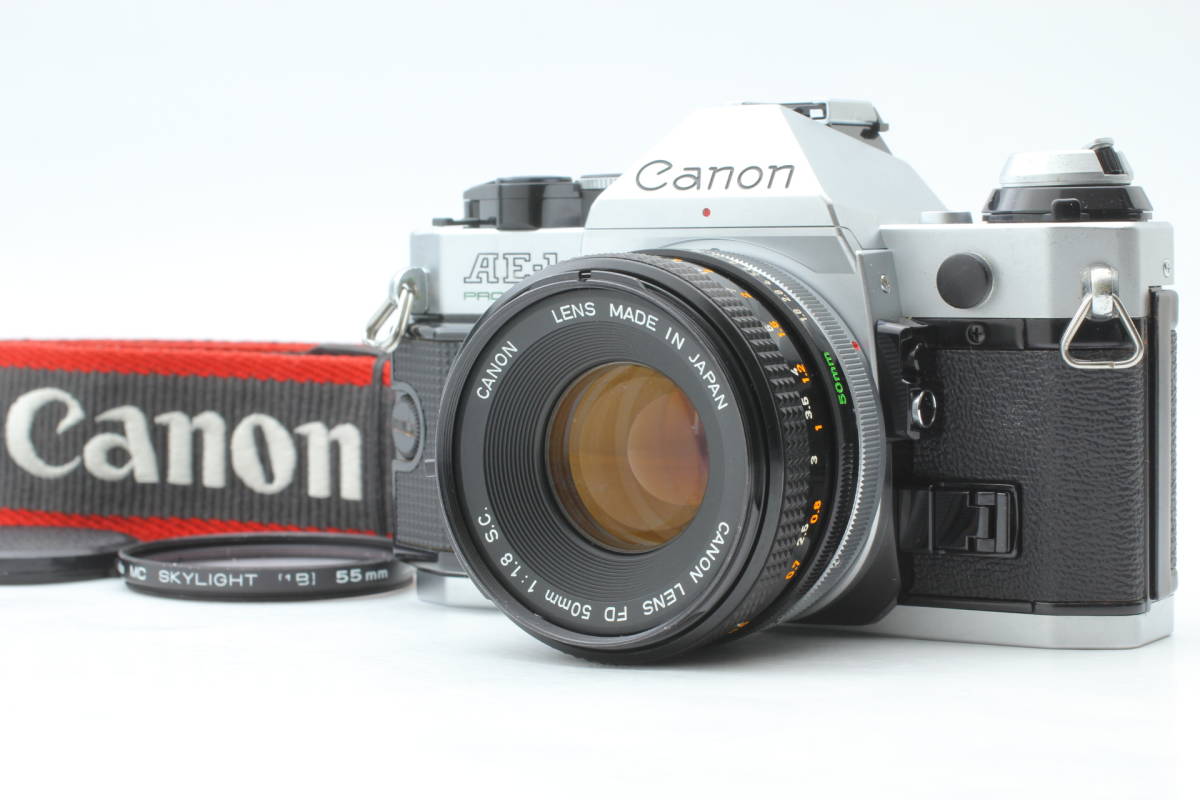 Canon AE-1 Program SLR Film Camera silver FD 50mm F1.8 Lens キヤノン 45@dB(キヤノン)｜売買されたオークション情報、yahoo ...