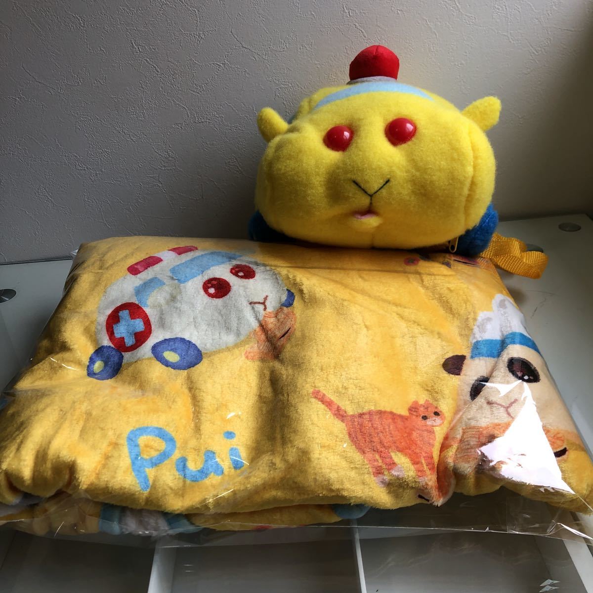 pul pulモルカーぬいぐるみリュックとブランケット(コミック、アニメグッズ)｜売買されたオークション情報、yahooの商品情報をアーカイブ ...