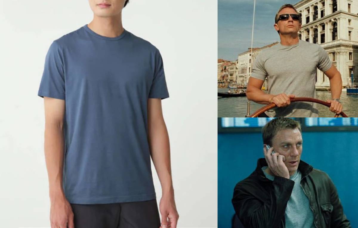 SUNSPEL 最高級Tシャツ S サンスペル ブルーグレー | 007 J.ボンド D.グレイグ(男性用)｜売買されたオークション情報 ...