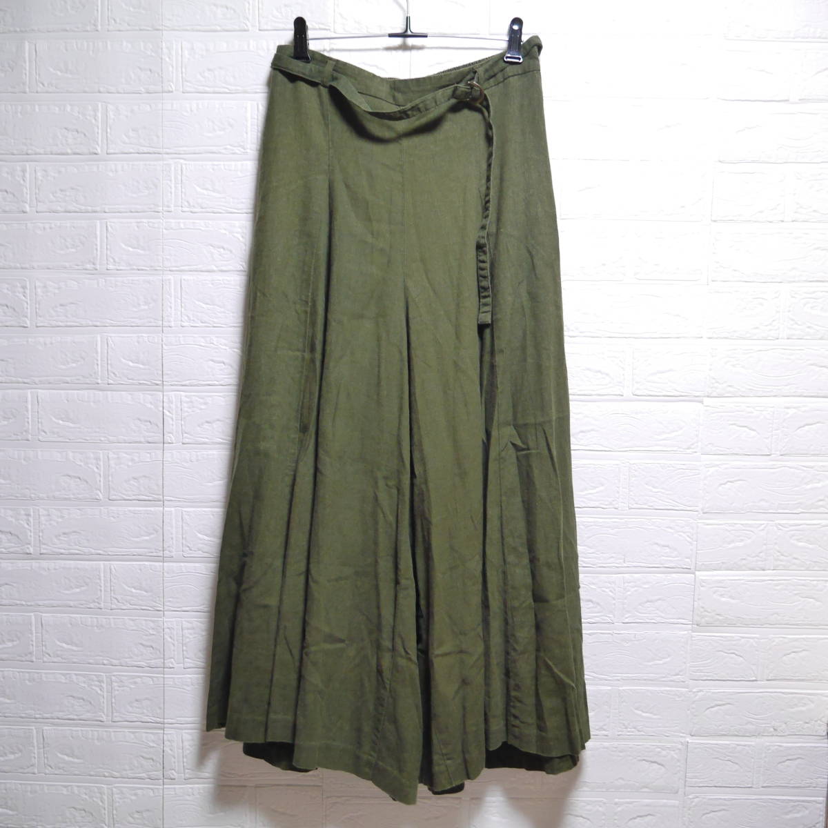 A488 niko and... | ニコアンド ワイドパンツ 緑 サイズ4(その他)｜売買されたオークション情報、yahooの商品情報を ...