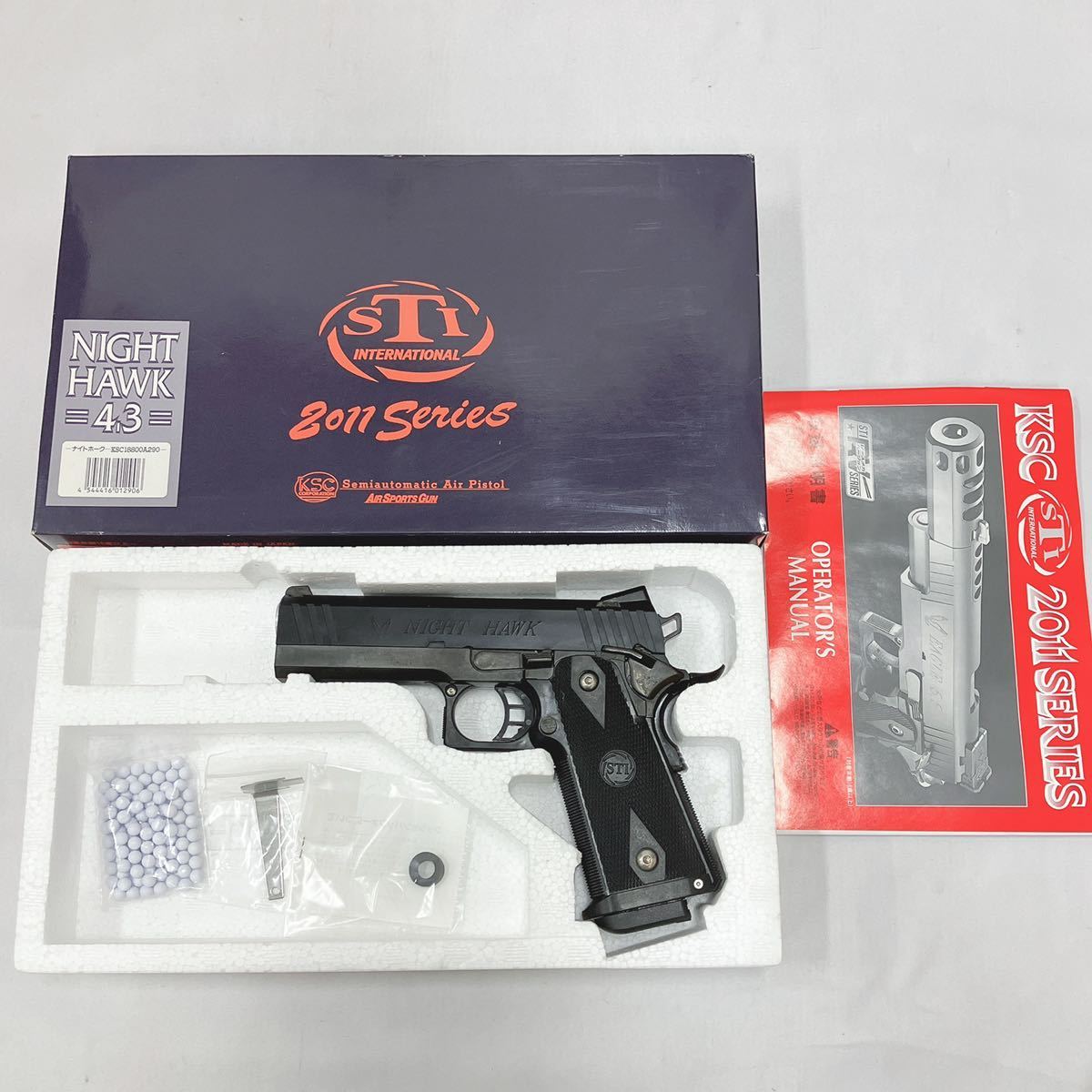 KSC ガスブローバック STI ナイトホーク4.3 NIGHT HAWK 2011シリーズ 箱説他 R阿0820-27(ガスガン)｜売買され ...