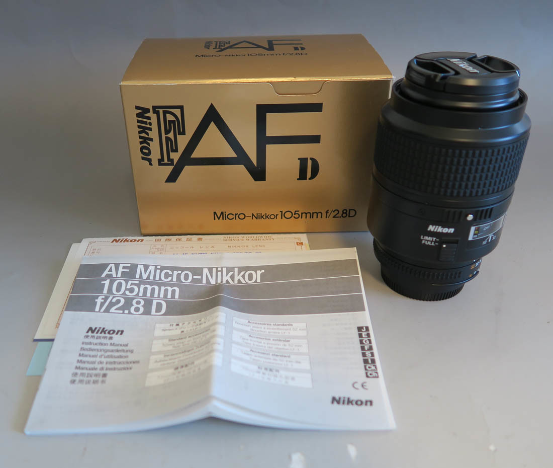 540 ニコン Nikon AF MICRO NIKKOR 105mm F2.8D 元箱付 動作未確認 ジャンク扱い 1円(ニコン)｜売買され ...