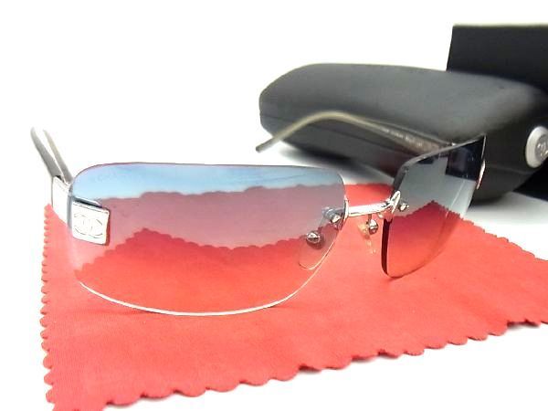 1円 CHANEL シャネル ココマーク 4026 c.148/55 63 17 120 サングラス アイウェア メンズ レディース クリア ...