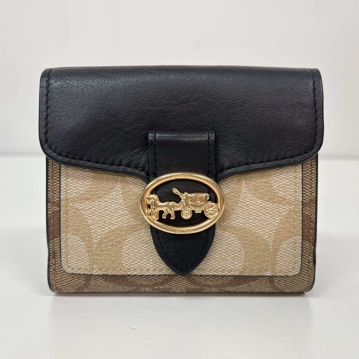 同様 ほぼ COACH コーチ シグネチャー PVC レザー 二つ折り財布 ウォレット コインケース バイカラー 192(女性用財布)｜売買されたオークション情報、yahooの商品情報を ...