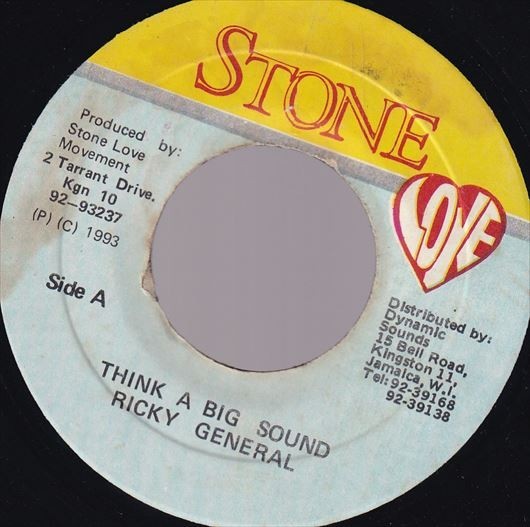 Real Rock Riddim Ricky General - Think A Big Sound AY153(レゲエ)｜売買された ...