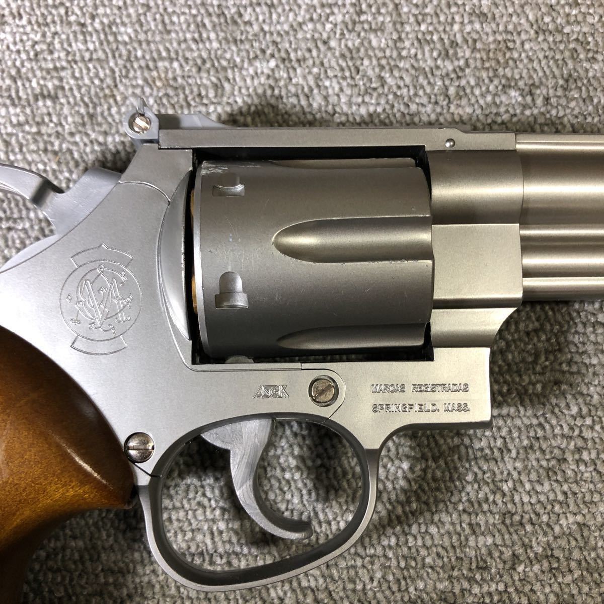 SMITH＆WESSON 44MAGNUM ASGK MARCAS REGISTRADAS SPRINGFIELD MASS 44マグナム ...