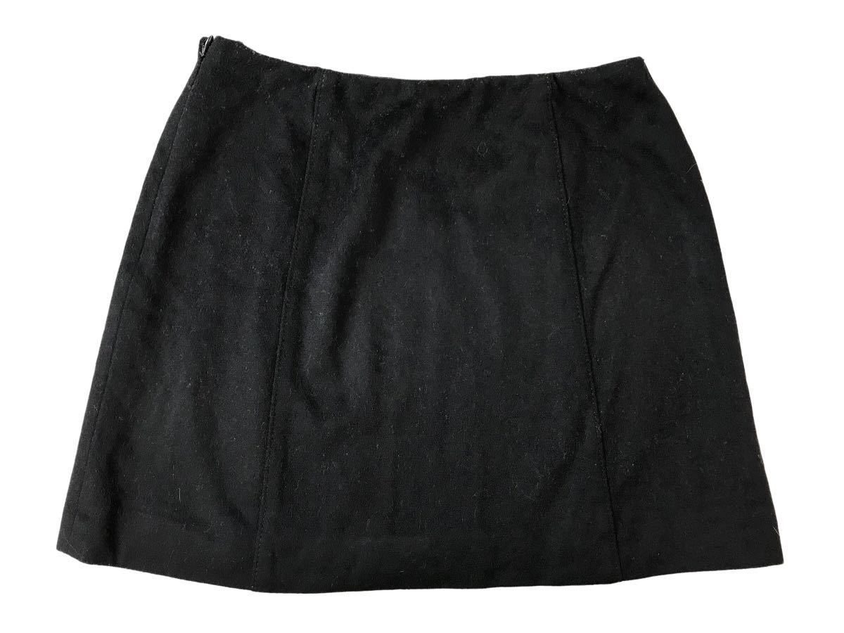 D PRADA プラダ ウール カシミヤ スカート 38 ブラック(台形スカート)｜売買されたオークション情報、yahooの商品情報をアーカイブ公開 - オークファン（aucfan.com）