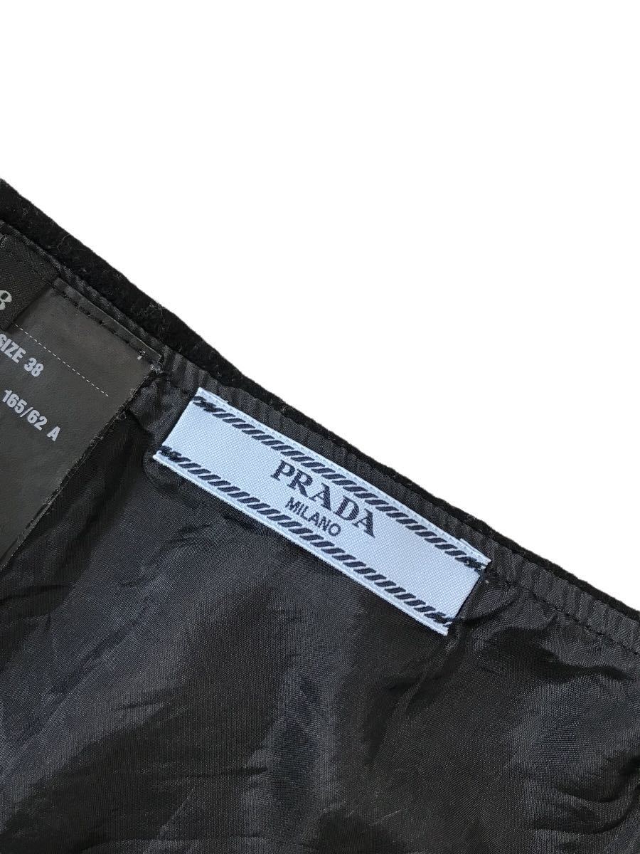D PRADA プラダ ウール カシミヤ スカート 38 ブラック(台形スカート)｜売買されたオークション情報、yahooの商品情報をアーカイブ公開 - オークファン（aucfan.com）