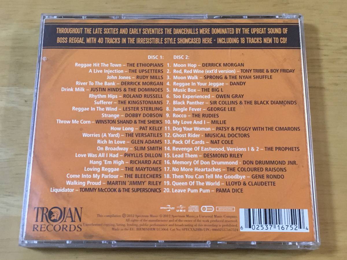 TROJAN PRESENTS BOSS REGGAE 輸入盤2CD 検:Ska Rocksteady skinhead The ...