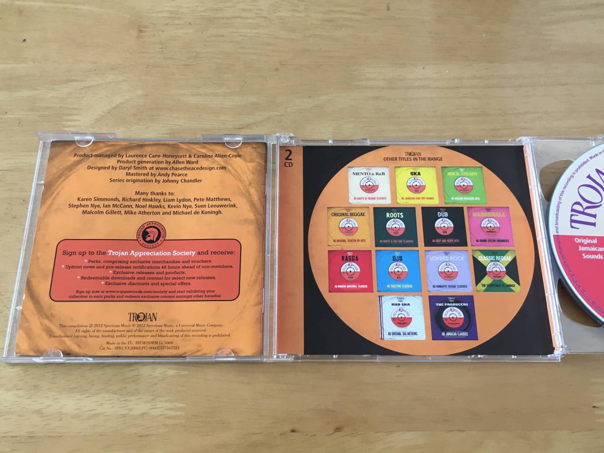 TROJAN PRESENTS BOSS REGGAE 輸入盤2CD 検:Ska Rocksteady skinhead The ...