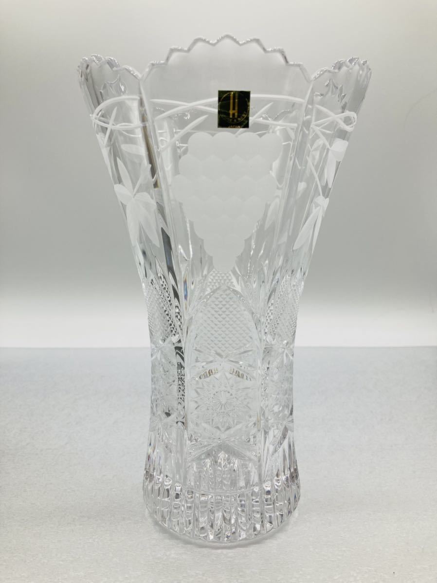 e19 必見 保管品 HOYAクリスタル HOUSE&BEST 花瓶 フラワーベース クリスタルガラス 高さ約24.5cm 現状品(クリスタルガラス)｜売買されたオークション情報、yahooの ...