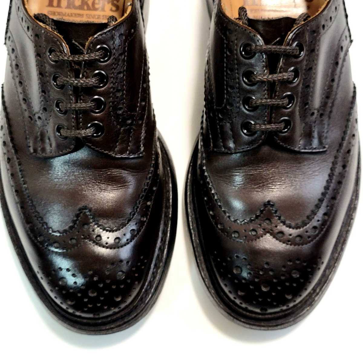 極 Trickers BOURTON 超高級8.5万 M5633 トリッカーズ 革靴 カントリーシューズ 6 バートン ドレスシューズ BEAMF ジャケットに (UK6以下)｜売買された ...