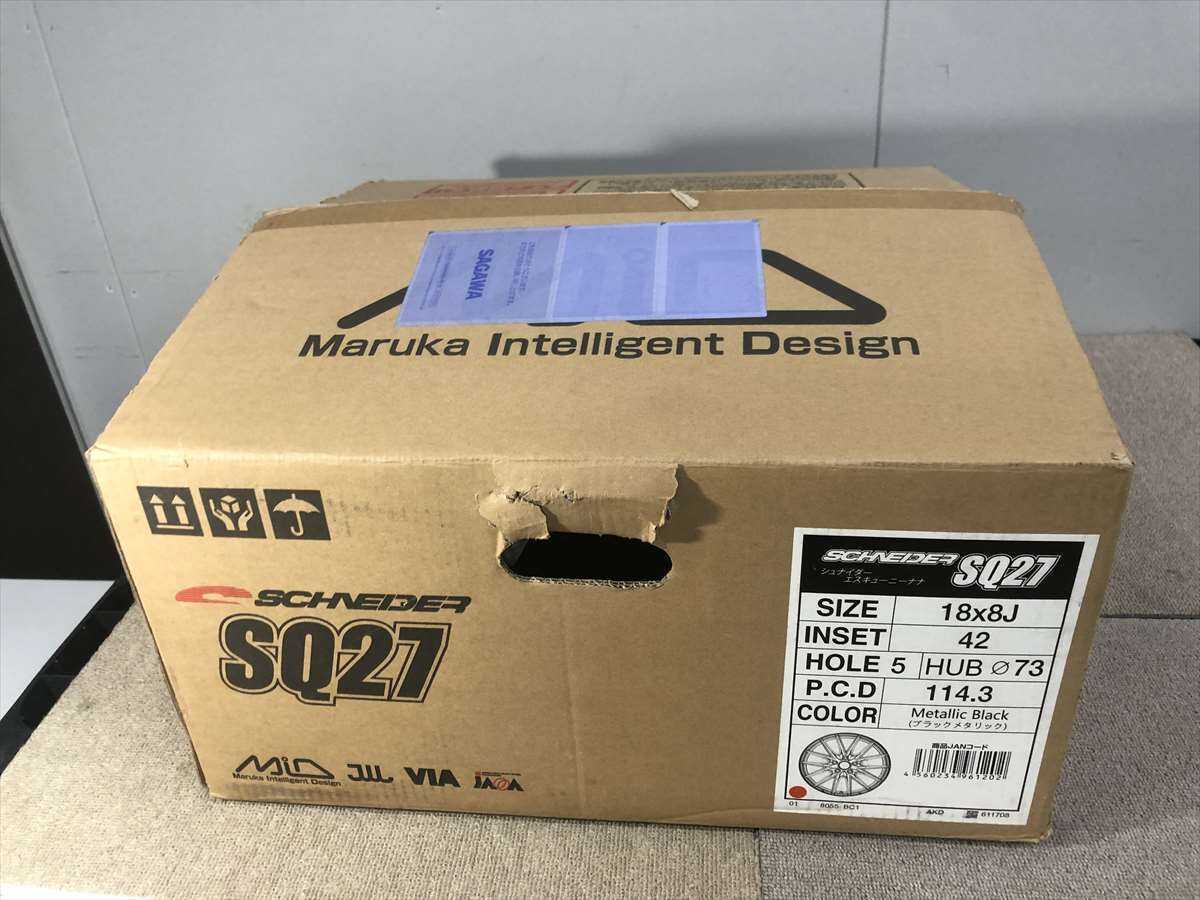 品 タイヤホイール SQ27 18インチ ブラックメタリック マルカサービス シュナイダー 自動車パーツ(5穴)｜売買されたオークション情報、yahooの商品情報をアーカイブ公開 ...