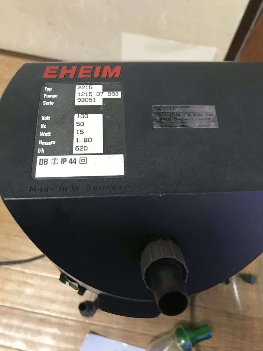 EHEIMエーハイム -2215Classic通電のみ確認使用品 ジャンク品(外部式)｜売買されたオークション情報、yahooの商品情報をアーカイブ公開 - オークファン（aucfan.com）