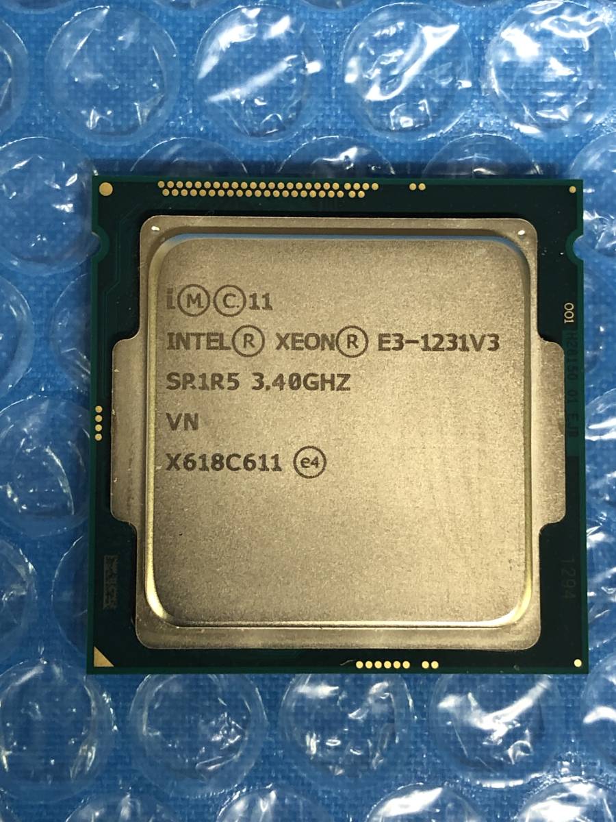 P2550 Intel CPU XEON E3-1231V3 SR1R5 3.40GHz(Xeon)｜売買されたオークション情報、yahooの ...