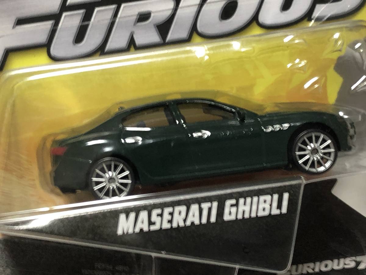 MATTEL マテル FAST&FURIOUS MASERATI GHIBLI マセラティ ギブリ ワイルドスピード ミニカー ダイキャスト ...