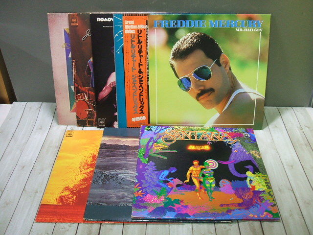 LPレコード FREDDIE MERCURY/LITTLE RICHARD&JIMI HENDRIX/EDGAR WINTER/JOHNNY ...
