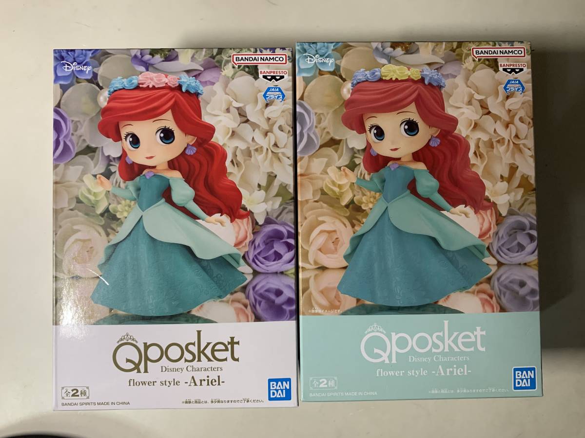 Qposket Disney Characters flower style Ariel アリエル Aカラー Bカラー セット 送料定形外710円(その他)｜売買されたオークション情報 ...
