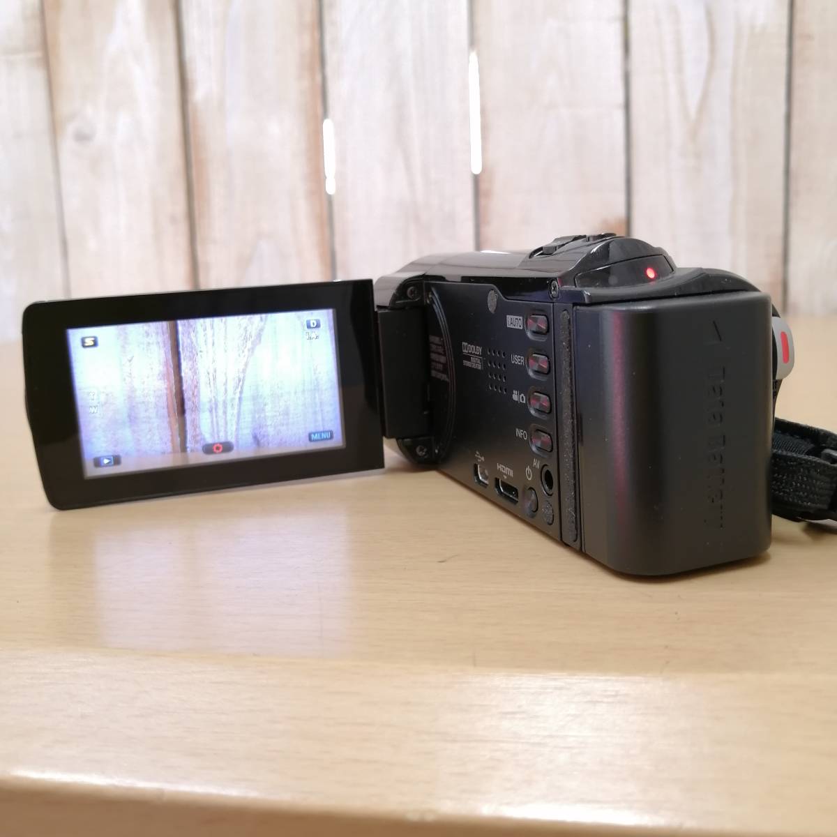 22102902 JVC GZ-HM450-B デジタルビデオカメラ クリアブラック 簡易チェックOK(ビクター)｜売買されたオークション情報 ...