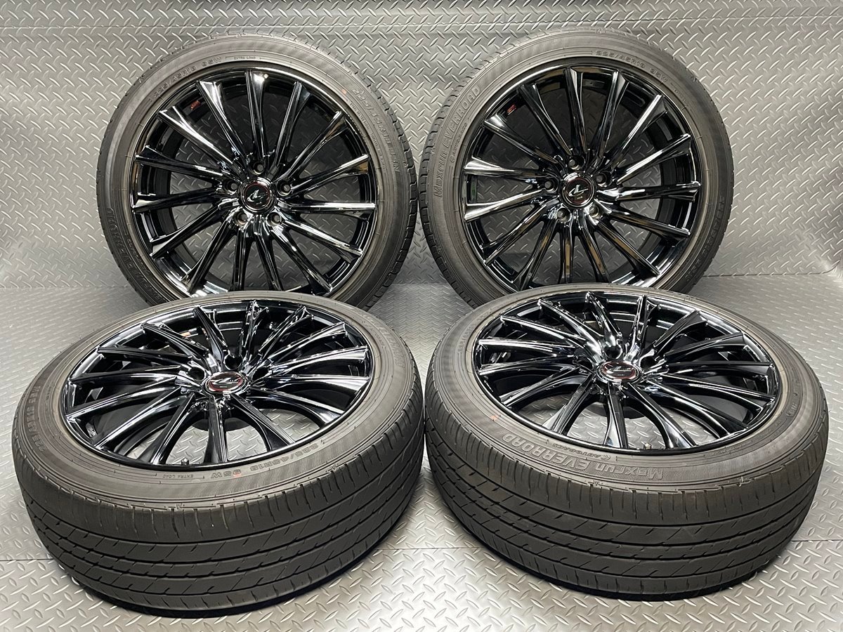 ウェッズ レオニス 18×8J+42 114.3 AUTOBACS Maxrun EVERROAD 225/45R18 weds Leonis 22070048(ラジアルタイヤ)｜売買された ...