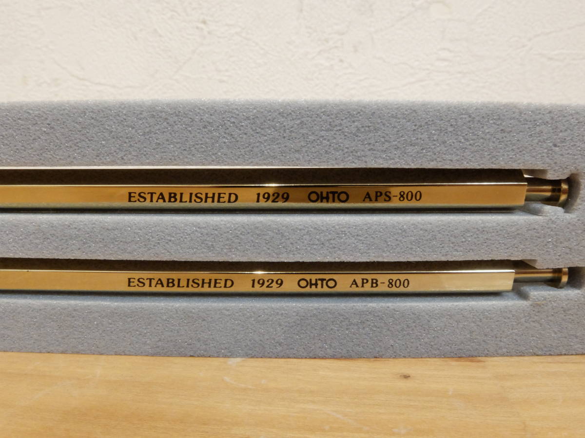 オート OHTO ESTABLISHED 1929 金属製 シャープペンシル APS-800 ＋ ボールペン APB-800(シャープペンシル ...