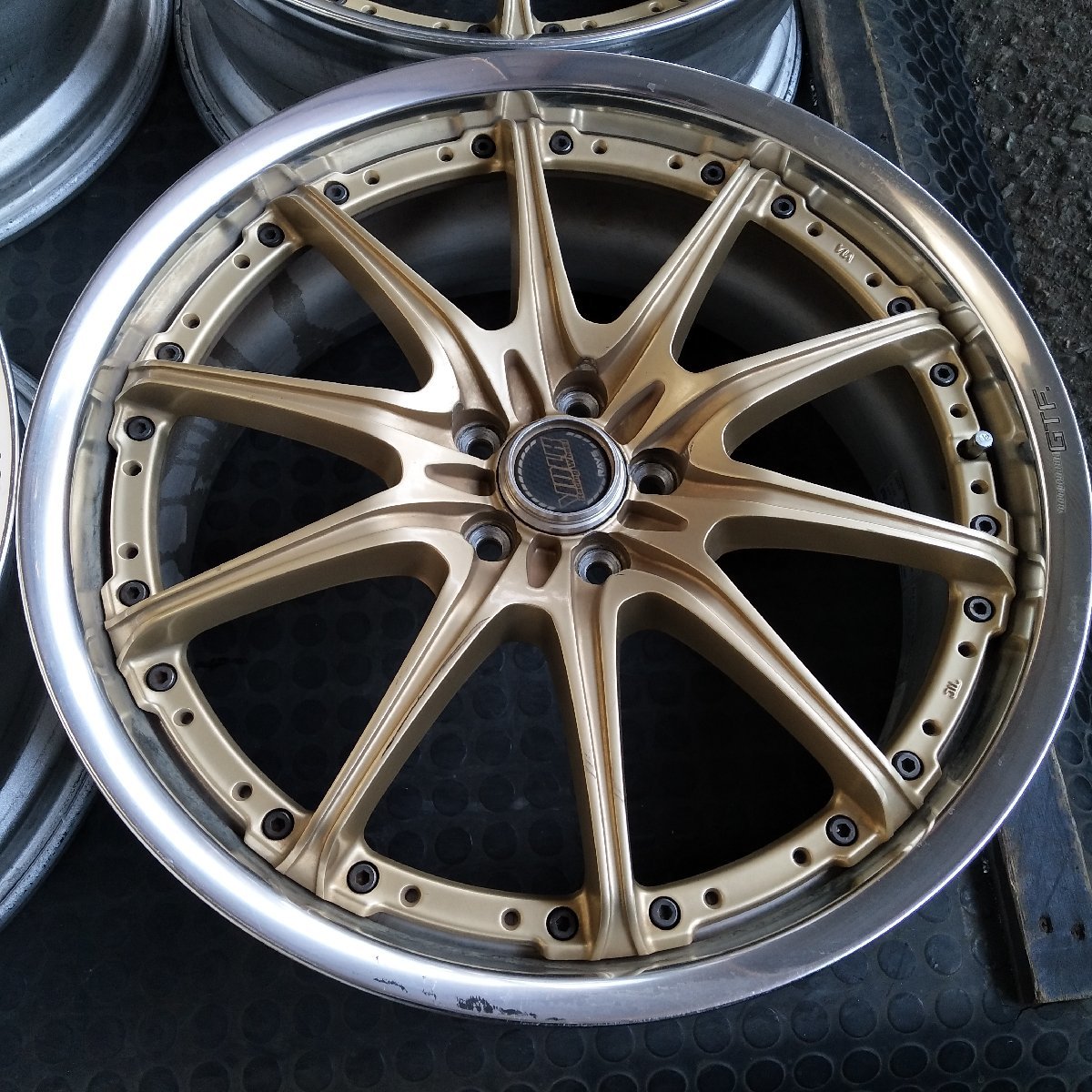 管理番号：W11-37 4本価額 19x7.5J 5x100 ET+49 ハブ65 RAYS VOLK RACING GTF 店頭直接引取可能 ...